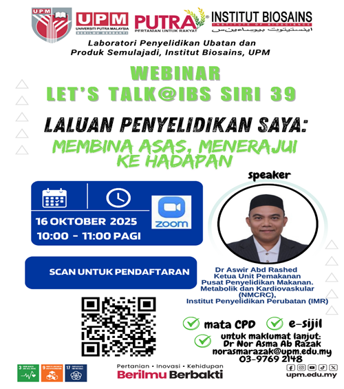 WEBINAR LETâ€™S TALK @IBS SERIES 39: MY RESEARCH JOURNEY â€“ BUILDING ...