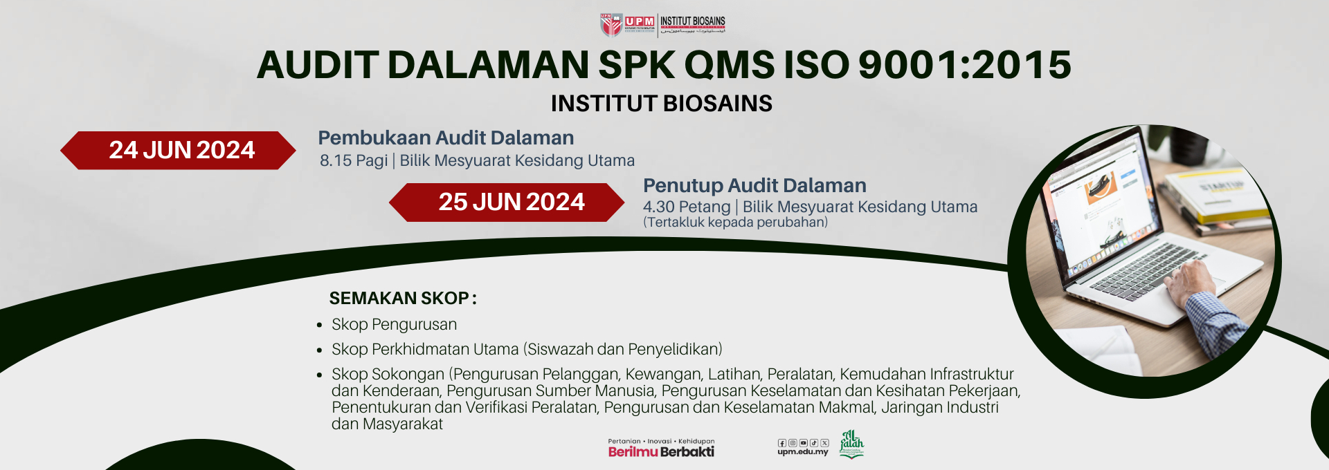 Audit Dalaman MS ISO 9001 2024